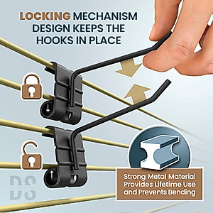 Jewelry Display Stand With 26 Hooks by DS - For Retail Sales of Earrings, Bracelets, Keychains