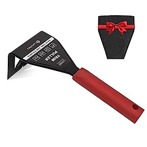 Trim Puller Tool for Baseboard, Wood Trim Removal tool, Flooring Tools and Tile Removal Tool with Noise Reduction Cover, Tile Tools for Commercial Work, Baseboard, Molding, Siding and Flooring Removal