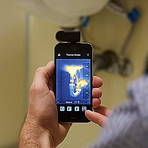 Seek Thermal Compact - All-Purpose Thermal Imaging Camera for iOS , Black - LW-AAA