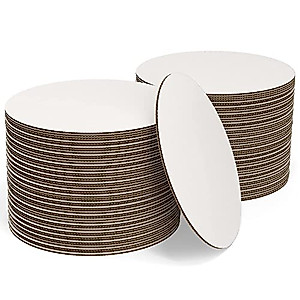 White Cake Boards Round | 25 Pack – 10 Inch | Cardboard Cake Rounds Circles | Disposable Cake Platter Board Base Tray | Cake Decorating Supplies | Cake Plate Accessories