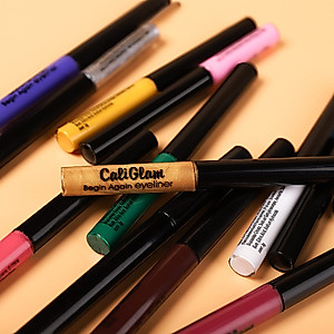 16 Color Matte Liquid Eyeliner Set,Glitter Gold Silver Eye Liners Waterproof High Pigmented Long Lasting Eyeliner Pencil Eye Makeup Kit