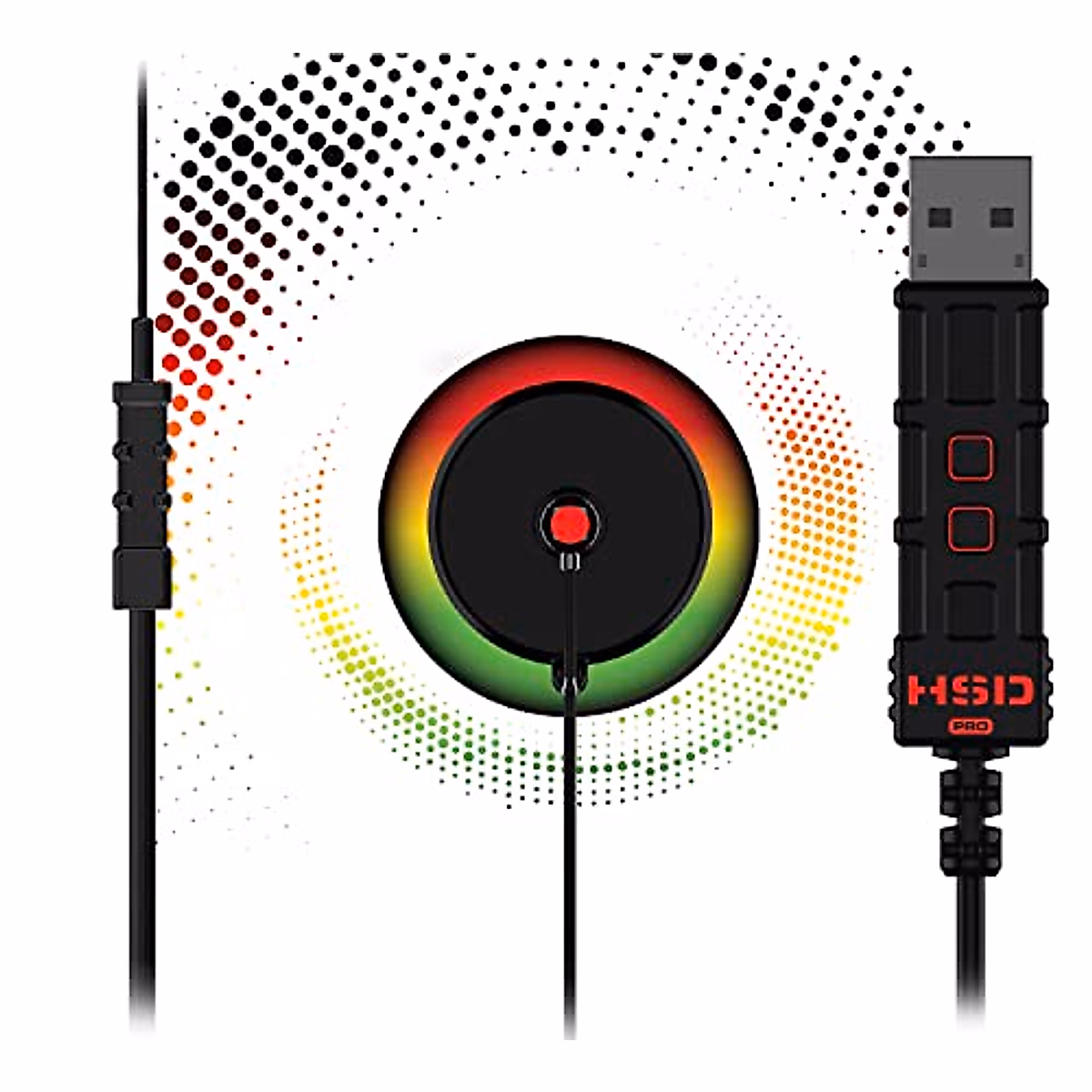 Hipshotdot PRO Color and Brightness Control Dot LED Aim Assist Mod for Gaming TV Compatible with Xbox, Playstation, Nintendo and PC - Works with All Shooter Video Games and FPS or TPS (Hipshotdot PRO)