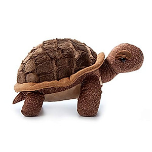 The Petting Zoo Tortoise Stuffed Animal Plushie, Gifts for Kids, Wild Onez Zoo Animals, Tortoise Plush Toy 14 Inches