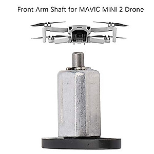 VGEBY Metal Front Arm Shaft Repair Spare Parts, Metal Durable Front Arm Axis Quadcopters & Multirotors for Mini 2 Drone (Silver) Remote & App Controlled Vehicles