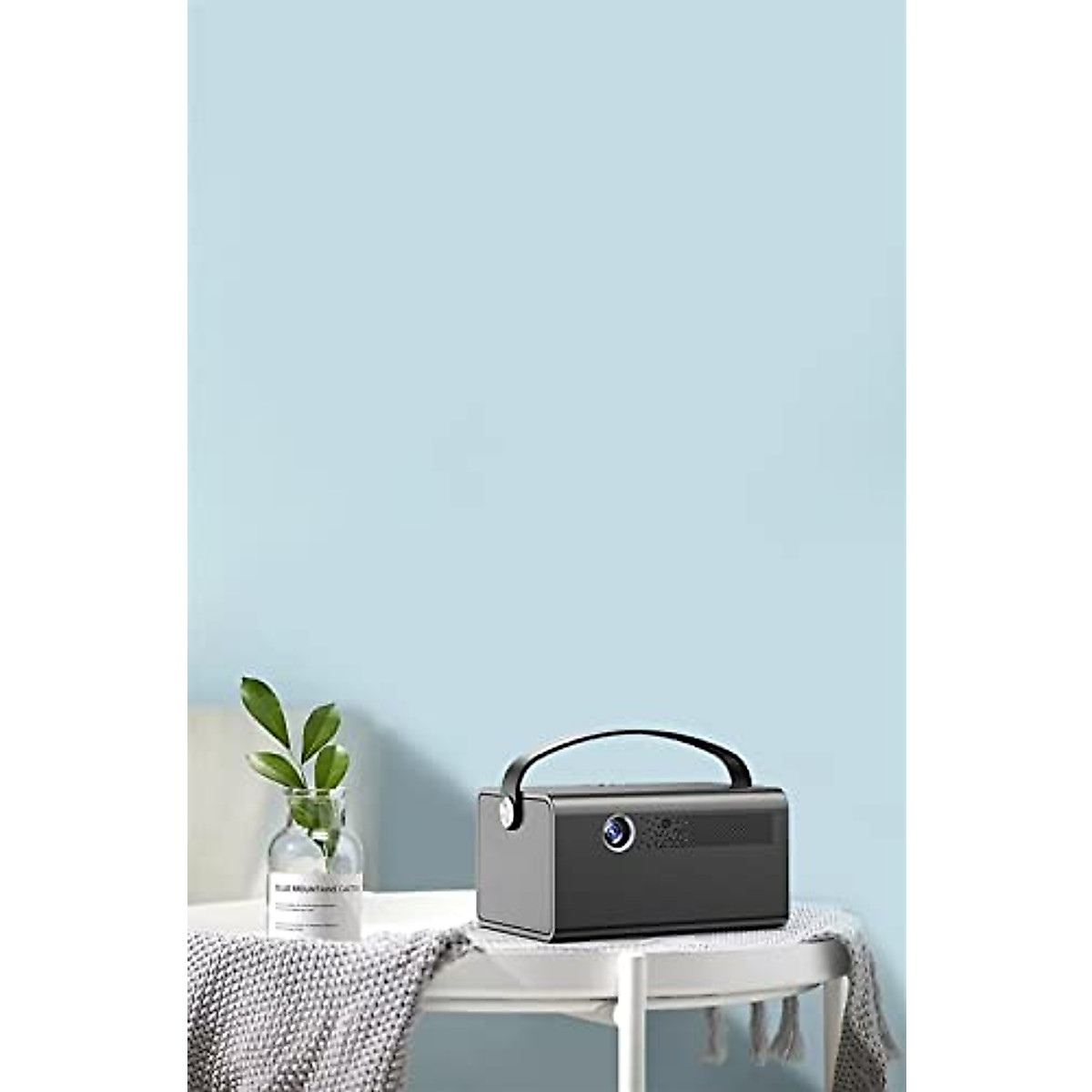 Feilx Mini Projector 2022 Upgraded Portable Video-Projector,3D Projector WiFi Smart Projector Bluetooth Portable Mini Projector Home Theater Projector