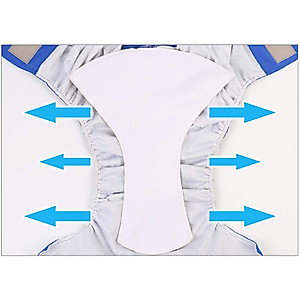 SRSGF Adults Cloth Diapers Reusable Men Women Incontinence Underwear Diaper Cloth Washable Adjustable,XL