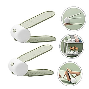 Levemolo 2pcs Shoes Double Bedroom Sandals White Racks Practical Stackable Home for Adjustable Shelf Space High Stacker Organizer Non-Skid Storage Green Slots Clo Low Stands Layer Sneakers