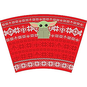 Tervis Star Wars The Mandalorian Christmas Holiday Sweater Made in USA Double Walled Insulated Tumbler Cup Keeps Drinks Cold & Hot, 24oz, Classic