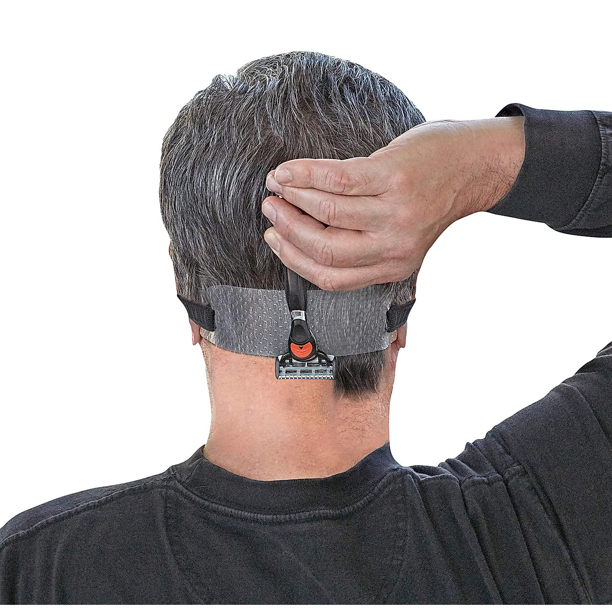 Quality Time Neck Hair Guide - A Neckline Template for Shaving and Keeping a Clean and Straight Neck Hairline: A Stencil for Neckline Haircuts, Do-it-yourself, Made in USA