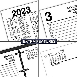 2022 Daily Desk Calendar Refill by AT-A-GLANCE, 3-1/2" x 6", Loose-Leaf (E71750)