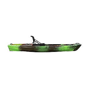 Perception Pescador Pro 12 | Sit on Top Fishing Kayak with Adjustable Lawn Chair Seat | Large Front and Rear Storage | 12' | Moss Camo