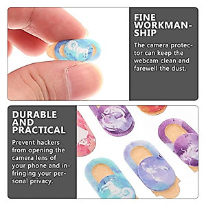 Gatuida 6pcs Camera Privacy Cover Animal Slides Camera Protector Phablet Laptop Camera Cover Slide Webcam Cover for Laptop Cell Phone Camera Cover Webcam Cover Slider Webcam Slider Lens