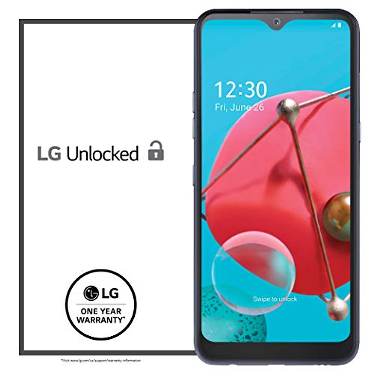 LG K51 Unlocked Smartphone – 3/32 GB – Platinum (Made for US Verizon, AT&T, T–Mobile, Sprint, Boost, Cricket, Metro (Universal Compatibility)