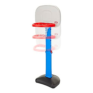 Little Tikes Easy Score Basketball Set, Blue, 3 Balls - Amazon Exclusive, 23.75 x 22 x 61 inches