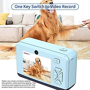 BISOFICE Portable Students Camera 20M Camera Auto Focus 2.0'' IPS Screen 1080P Video Record Mini Selfie Camera Learning Toy Christmas Birthday Gift Holiday Travel