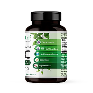 EMERALD LABS NAC 600mg - N-Acetyl-L-Cysteine - Vegan Amino Acid Supplement That Supports Detoxification - 60 Vegetable Capsules (60-Day Supply)