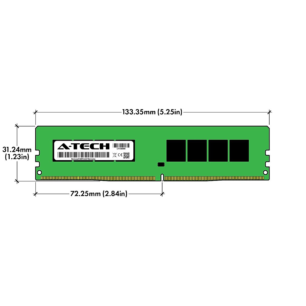 A-Tech 16GB RAM Replacement for CT16G4DFD8266 | DDR4 2666MHz PC4-21300 (PC4-2666V) CL19 UDIMM 2Rx8 1.2V Non-ECC DIMM 288-Pin Desktop Memory Module