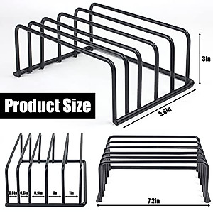 Cutting board organizers (1.0 and 0.6 inch wide slots), cutting board holders, cutting board racks, cutting board storage, biscuit sheets, bakeware organizers for cabinets