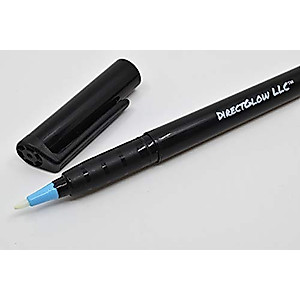 DirectGlow Invisible UV Ink Marker Pen with Ultraviolet LED Keychain Blacklight