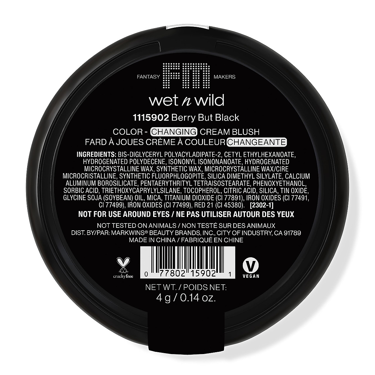 wet n wild Halloween Fantasy Makers Color Changing Blush - Berry But Black