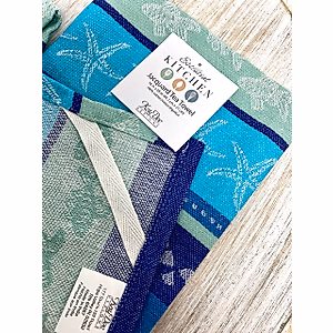 Kay Dee Designs Beach House Sea Turtles Jacquard Kitchen Tea Towels Set of 2