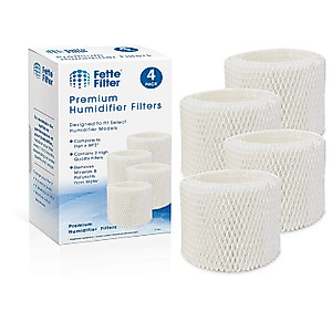 Humidifier Filter Replacement Compatible Protec, Kaz & Vicks Humidifier Replacement Filter Model WF2 | Protec Humidifier Filter, Vicks Starry Night Humidifier Filter Includes 4 Filters