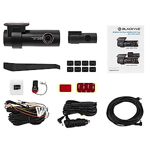 BlackVue DR900X-2CH Plus with 128GB microSD Card | 4K UHD Cloud Dashcam | Built-in Wi-Fi, GPS, Parking Mode Voltage Monitor | LTE and Mobile Hotspot via Optional LTE Module