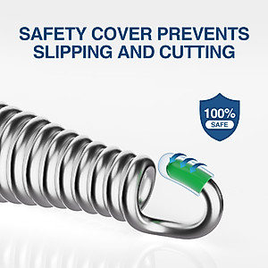 UEAKPIC 2 Pack Porch Swing Springs Heavy Duty - 1400Lbs,304 Stainless Steel Extension Spring for Hammock,Sunshade,Boxing Bag,Hanging Chair,Gym- Silver