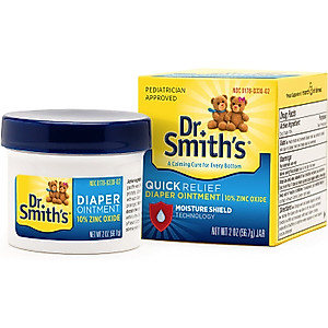 Dr. Smith's Quick Relief Diaper Rash Ointment, 2 Ounce - Pack of 2