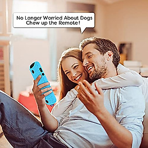 2 Pack Case for Roku Voice Remote Pro,Cover Roku Ultra 2020/2019/2018 Remote Control Silicone Protective Controller Back Sleeve Holder Replacement Skin Battery New Protector-Glow Blue,Rainbow