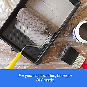 Reli. Masking Film, 10 Rolls Bulk (90' Foot x 99" Inch) - Masking Plastic Film for Painting, Automotive - Pre-Folded - Hand-Masker Film Plastic in Bulk