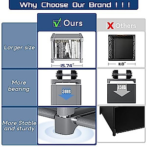 Mavivegue Book Shelf, 16 Cube Storage Organizer, DIY Bookcase, Metal Cube Bookshelf,Tall Book case for Bedroom, Living Room,Office,Closet Storage Organizer, Grey Cubicle Storage Rack