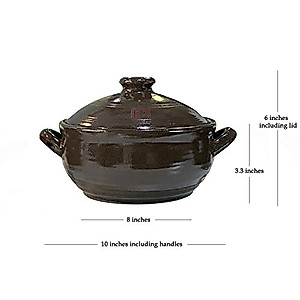OnggiJonggi Korean Earthenware Clay Hot Pot (1400ml)