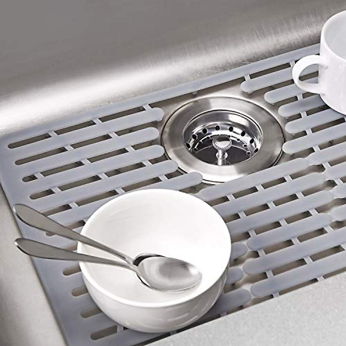 OXO Good Grips Silicone Sink Mat - Small,Silver