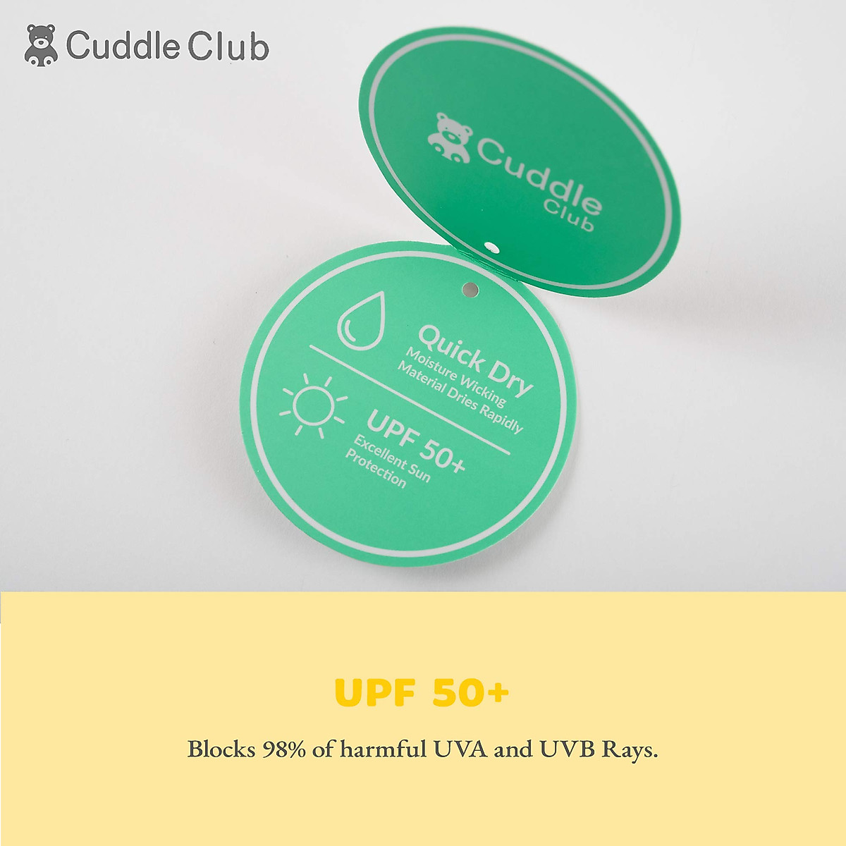 Cuddle Club Baby and Toddler Adjustable Sun Hat | UPF 50+ All-Day UV Protection for Infant's Head & Neck - Duck M