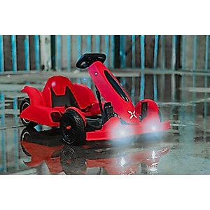 Hover-1 Formula Go-Kart, 15MPH Top Speed, 15 Mile Range, 700W Brushless Motor, LED Display, 10" Pneumatic Tires, Certified & Tested - Safe for Kids, Teens, & Adults