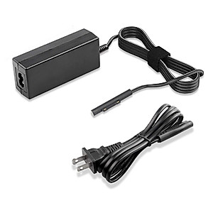 Surface Pro 5 Pro 4 Pro 3 Charger, 36W 12V 2.58A Replacement Power Supply Adapter for Microsoft Surface Pro 3 Pro 4 Pro 5 i5 i7 Tablet Surface Battery with Power Cord, fits Model 1625