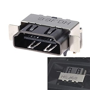 Original HDMI Port Socket Interface Connector Replacement for Microsoft Xbox One X Console