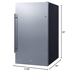 Summit Built-in All-Refrigerator, Grey