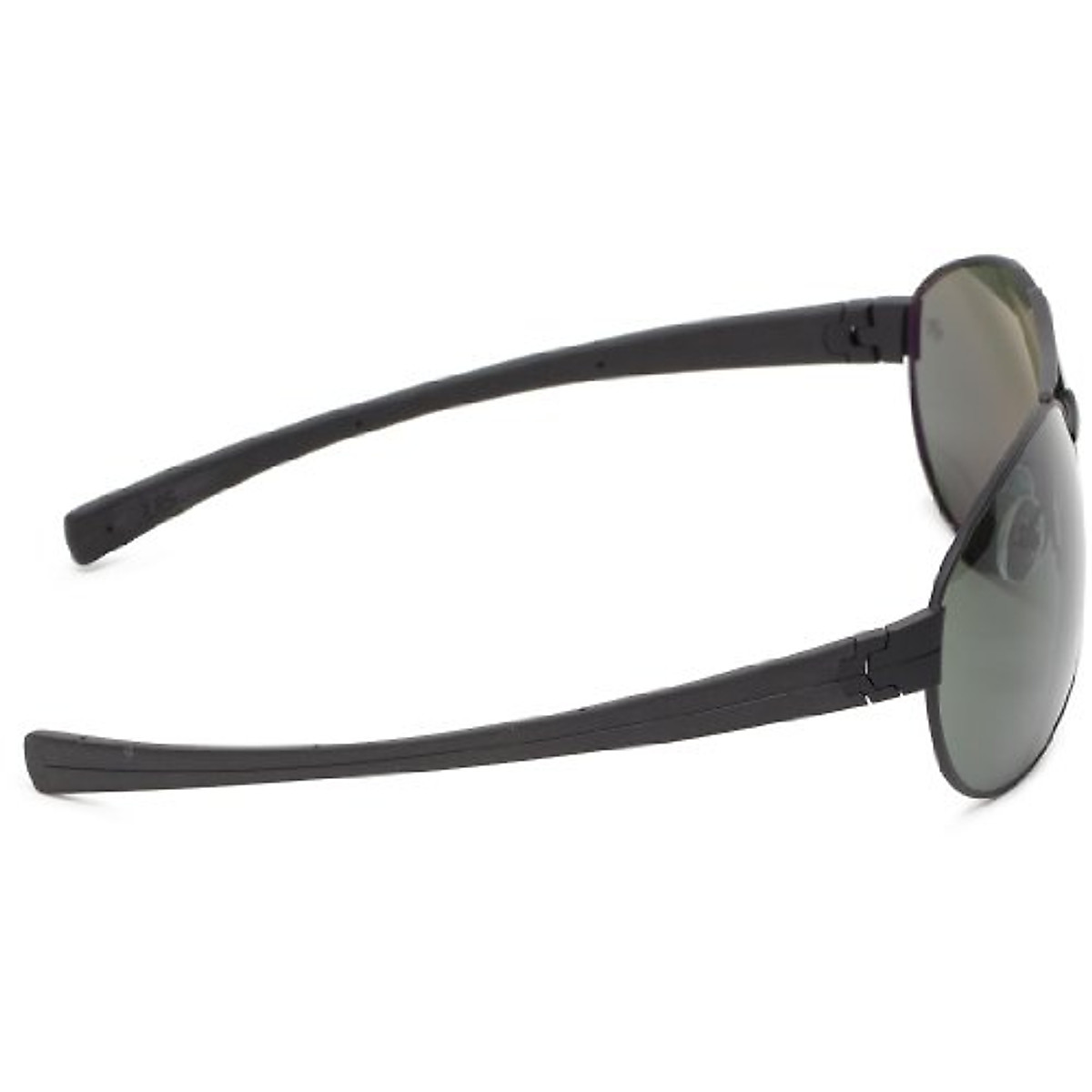 Tag Heuer LRS 253 301 Aviator Sunglasses, Black, 62 mm