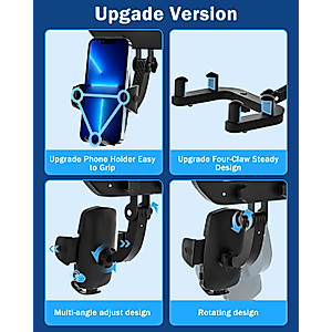 HNDJYT Rear View Mirror Phone Holder for car,Phone Mount for Car, Rotatable Car Phone Mount Rearview Mirror Phone Holder for Car Compatible with iPhone Samsung LG All 4-7 Inch Cell Phones