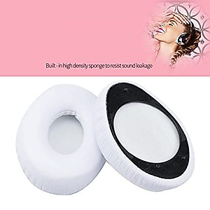 Replacement Earpads Ear Cushion Covers for Monster Diamond Tears Headphone (White)