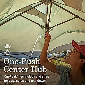 Coleman Oasis Pop Up Canopy, 10 x 10 Canopy Tent, Portable Shade Tent, Moss