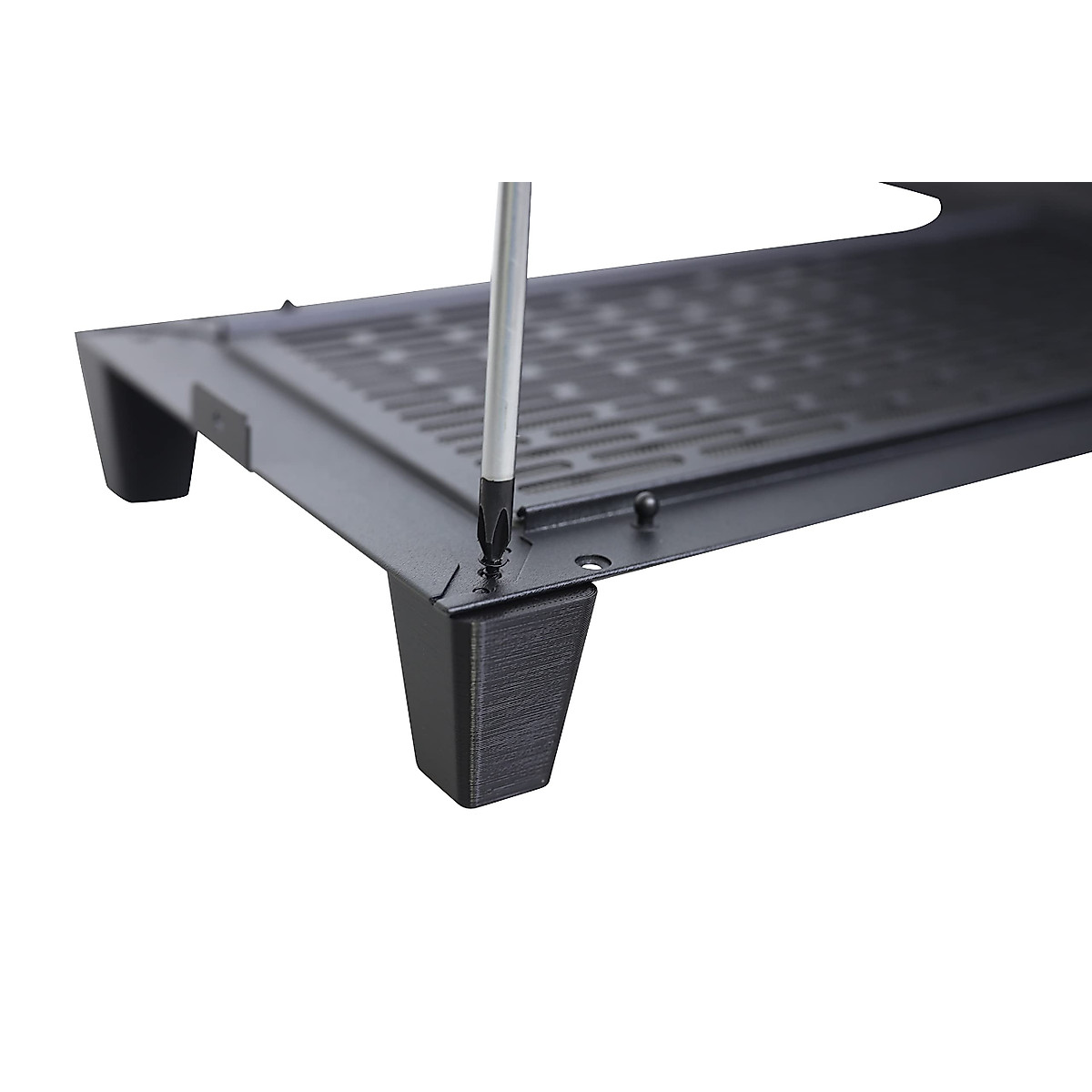 SplashNColor NR200 NR200P Taller Feet Extended Height Compatible with Cooler Master NR200 NR200P Q300L Mini-ITX Pc Cases, Q300L NR200 Case Feet, Cooling Risers Attachment 4-Pack, Black