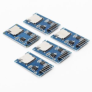 5PCS Micro SD Card Micro SDHC Mini TF Card Adapter Reader SPI Interface Driver Module for Arduino