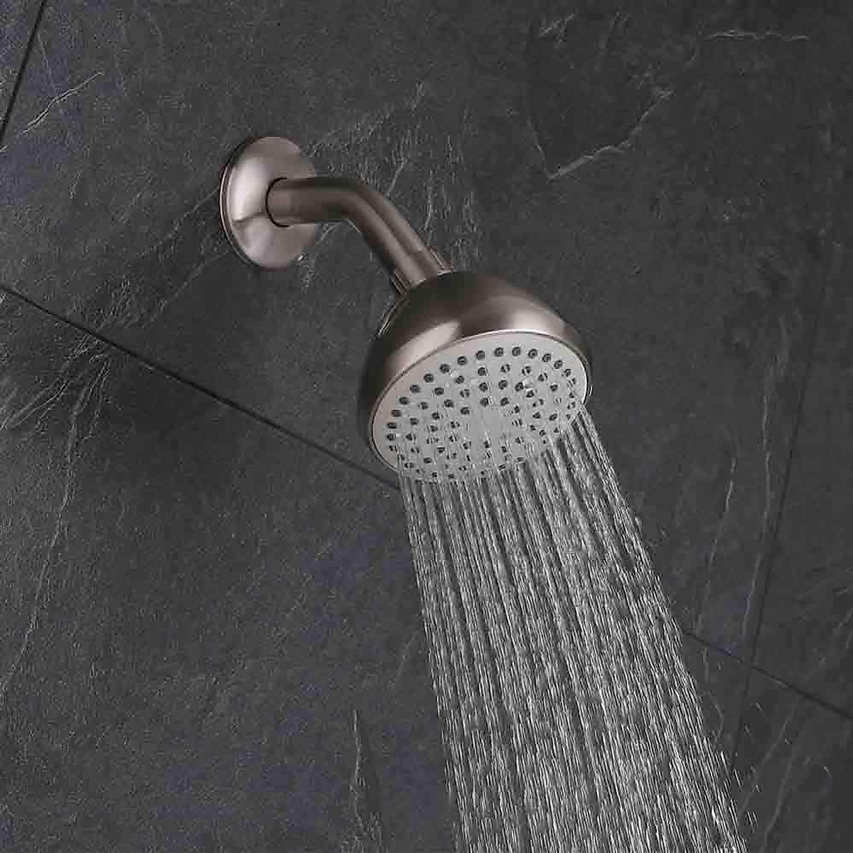 Galim Shower Set with Trim Set, Shower Head & Faucet Set Complete with Valve Shower Fixtures, Tub and Shower Trim Kit, Heavy Duty Stainless Steel Body, Brass Cartridge, Single Handle, Satin Nickel