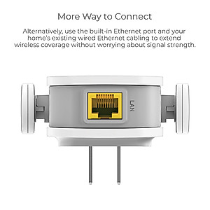 D-Link AC1200 Dual-Band Wi-Fi Range Extender/Wireless Repeater/Access Point for Best Wi-Fi Coverage for Smart Home and Alexa Devices (DAP-1610-US) (Renewed)