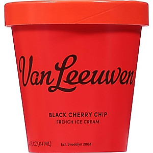 Van Leeuwen Black Cherry Chip Ice Cream 14 oz