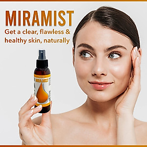 Miramist - Acne Spray for Body & Face - Sunburn Relief for Men Women Teens - Topical Hormonal Acne Solution for Pimples & Blemishes - Includes Aloe Vera, MSM, Silver, Zinc & Copper