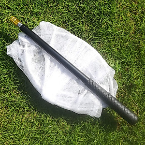 Trasfit Insect and Butterfly Net with 12" Ring, Net Handle Extends to 59 Inches for Adults & Kids